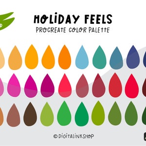 Procreate Color Palette BUNDLE | Winter Collection | Color Swatch ...