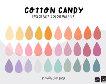 Easter Egg Color Palette Procreate Color Palette Color Swatches I ...