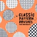 Procreate Pattern Brush Bundle Star Backgrounds Dots & Lines Grid ...