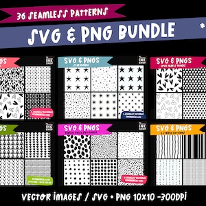 Huge SVG Bundle | Seamless SVG Patterns L 30 Background Patterns | SVG ...