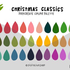 Procreate Color Palette BUNDLE | Winter Collection | Color Swatch ...