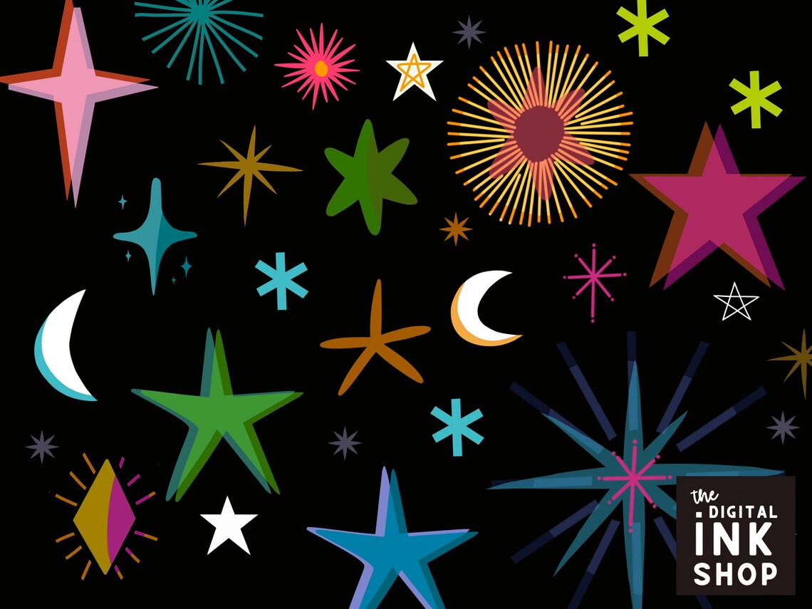 Star Procreate Stamps L Procreate Star Stamps Procreate - Etsy