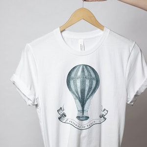 Hot Air Balloon Short Sleeve Tshirt, Flights of Fancy T-shirt ...