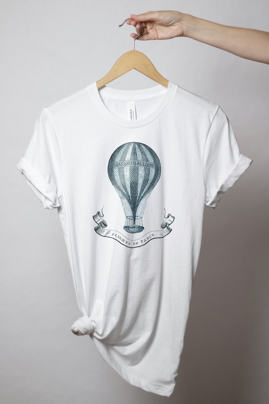 Hot Air Balloon Short Sleeve Tshirt, Flights of Fancy T-shirt ...