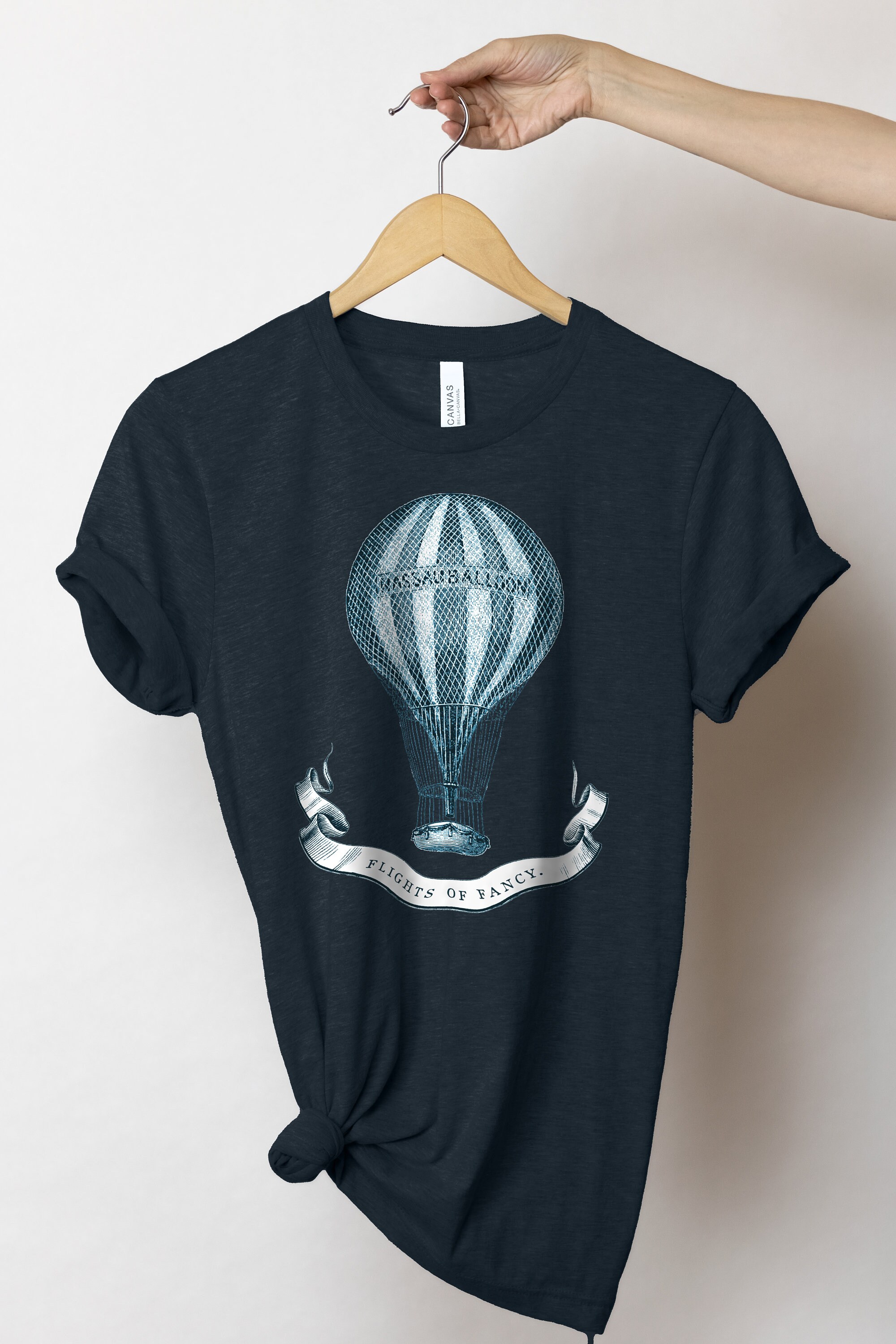 Hot Air Balloon Short Sleeve Tshirt, Flights of Fancy T-shirt ...