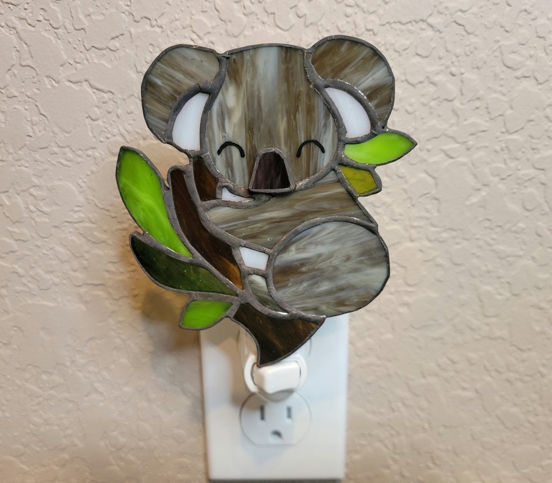 Koala Stained Glass Nightlight - Etsy