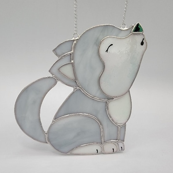 Wolf Stained Glass - Etsy