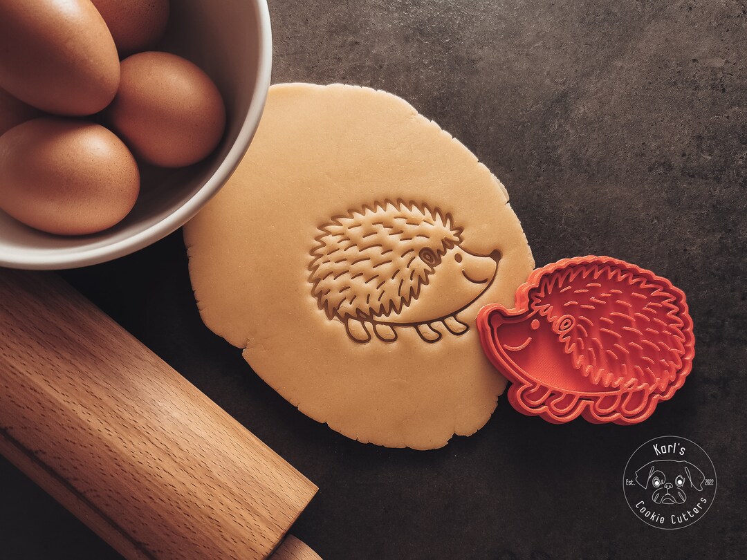 Hedgehog, Forest Animal Cookie Cutter & Stamp I Fondant Cutter - Etsy