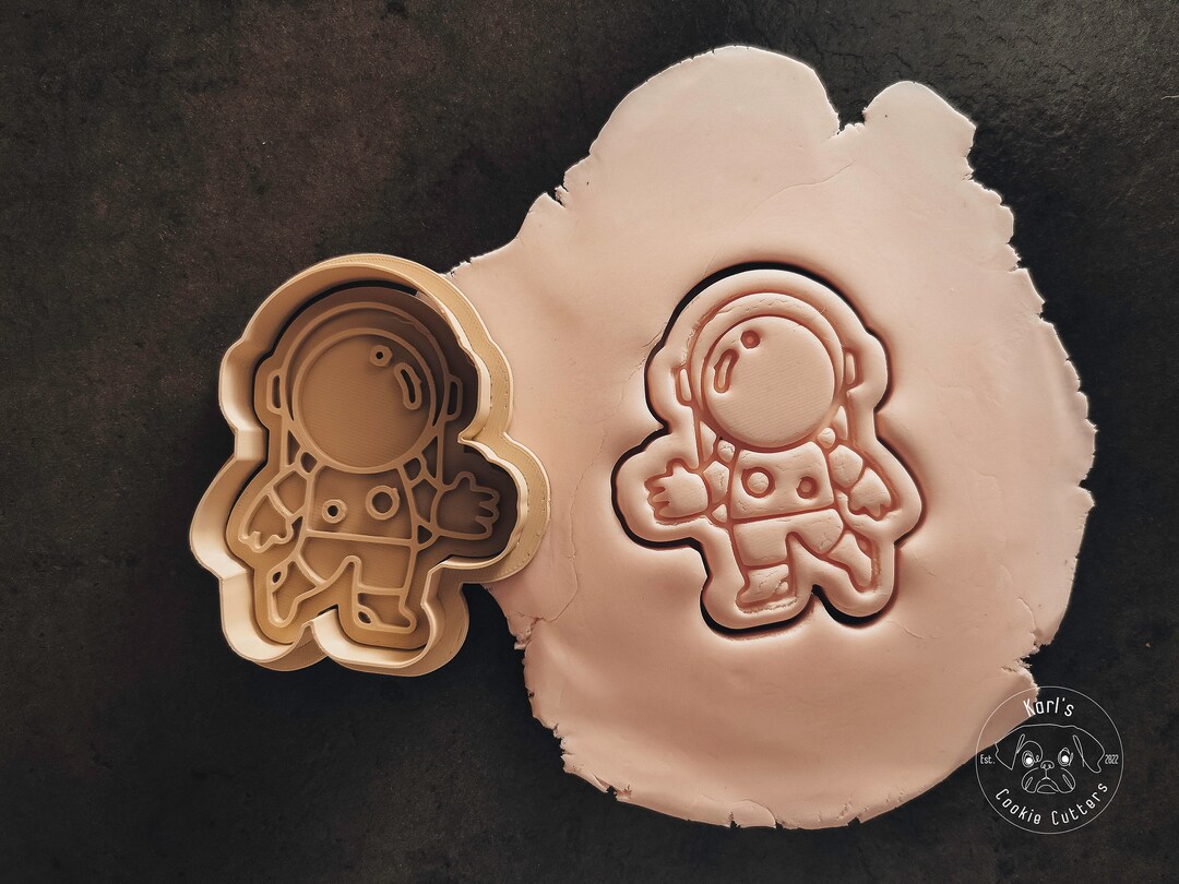 Astronaut, Spaceman, Space Cookie Cutter & Stamp I Fondant Stamp - Etsy