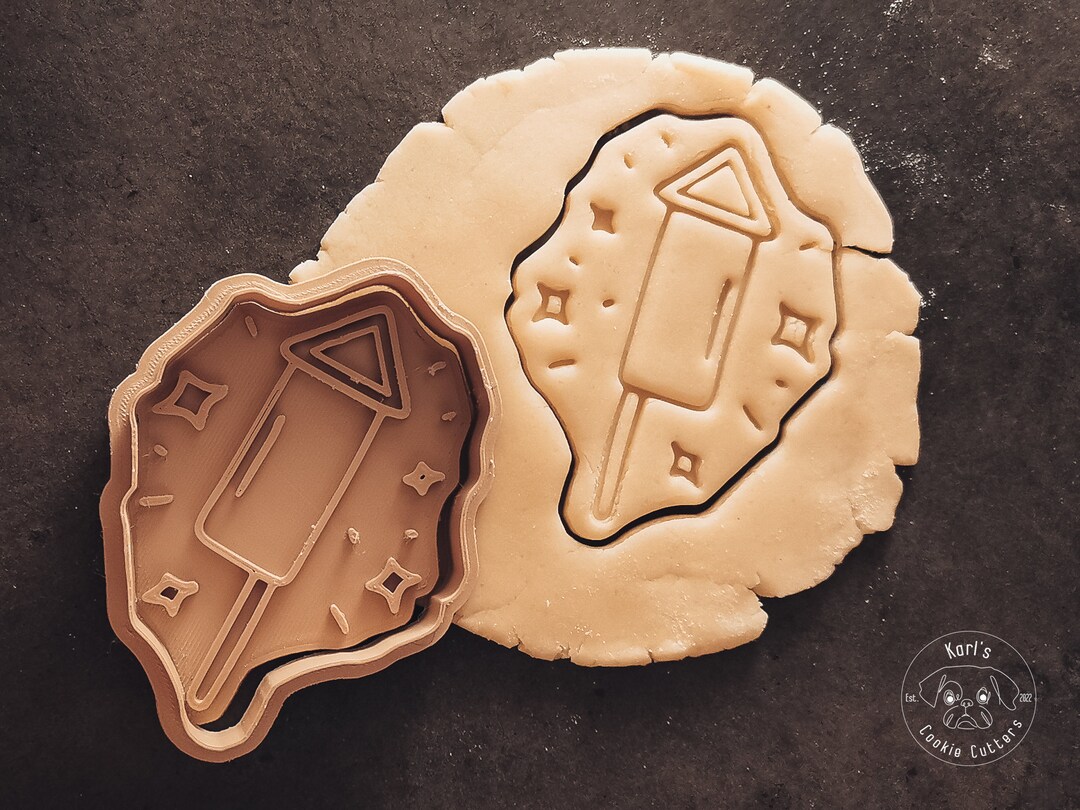 New Year Rocket Cookie Cutter I Happy New Year Rocket - Etsy