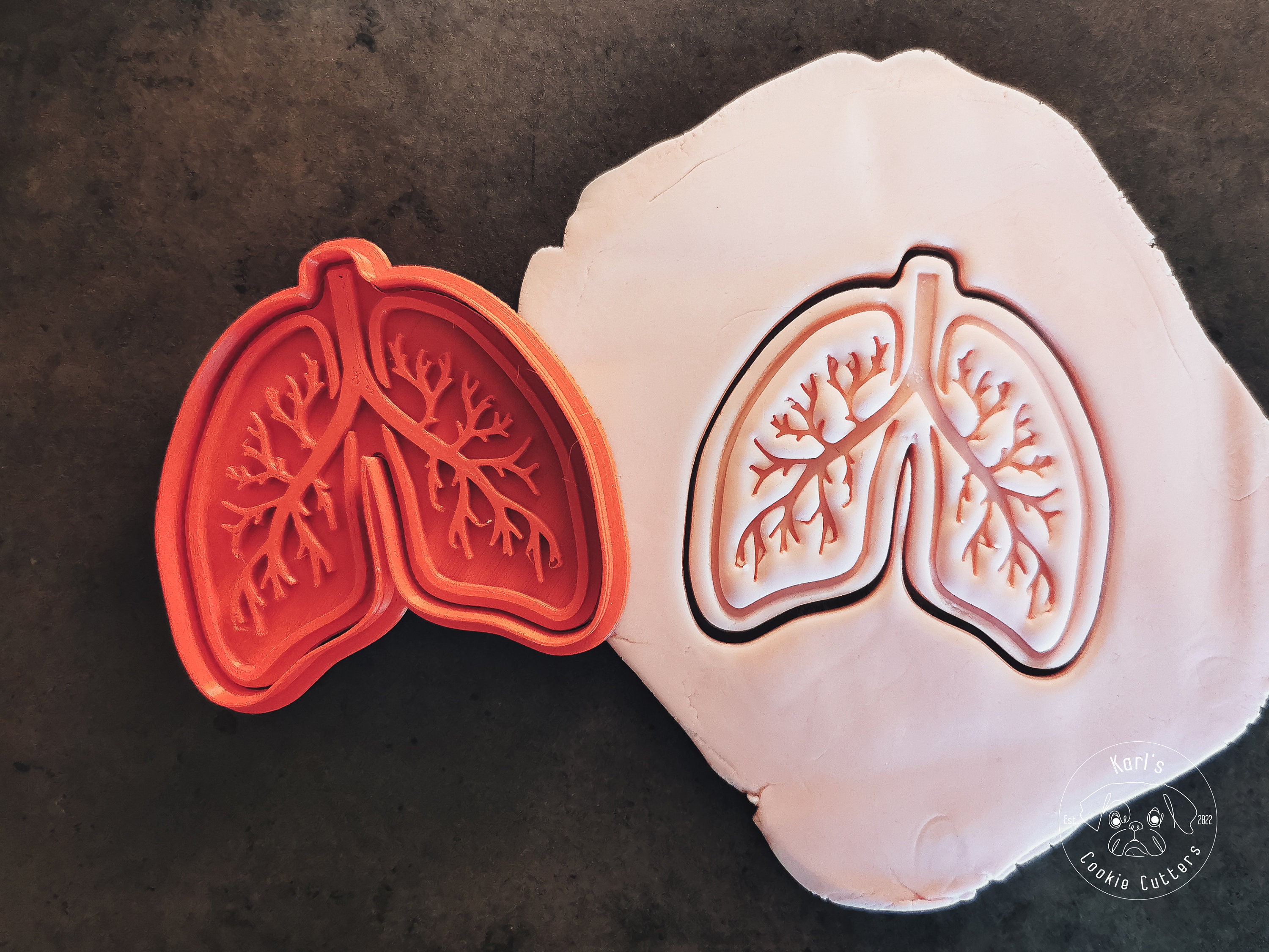 Lungs Medical Cookie Cutter & Stamp - Etsy
