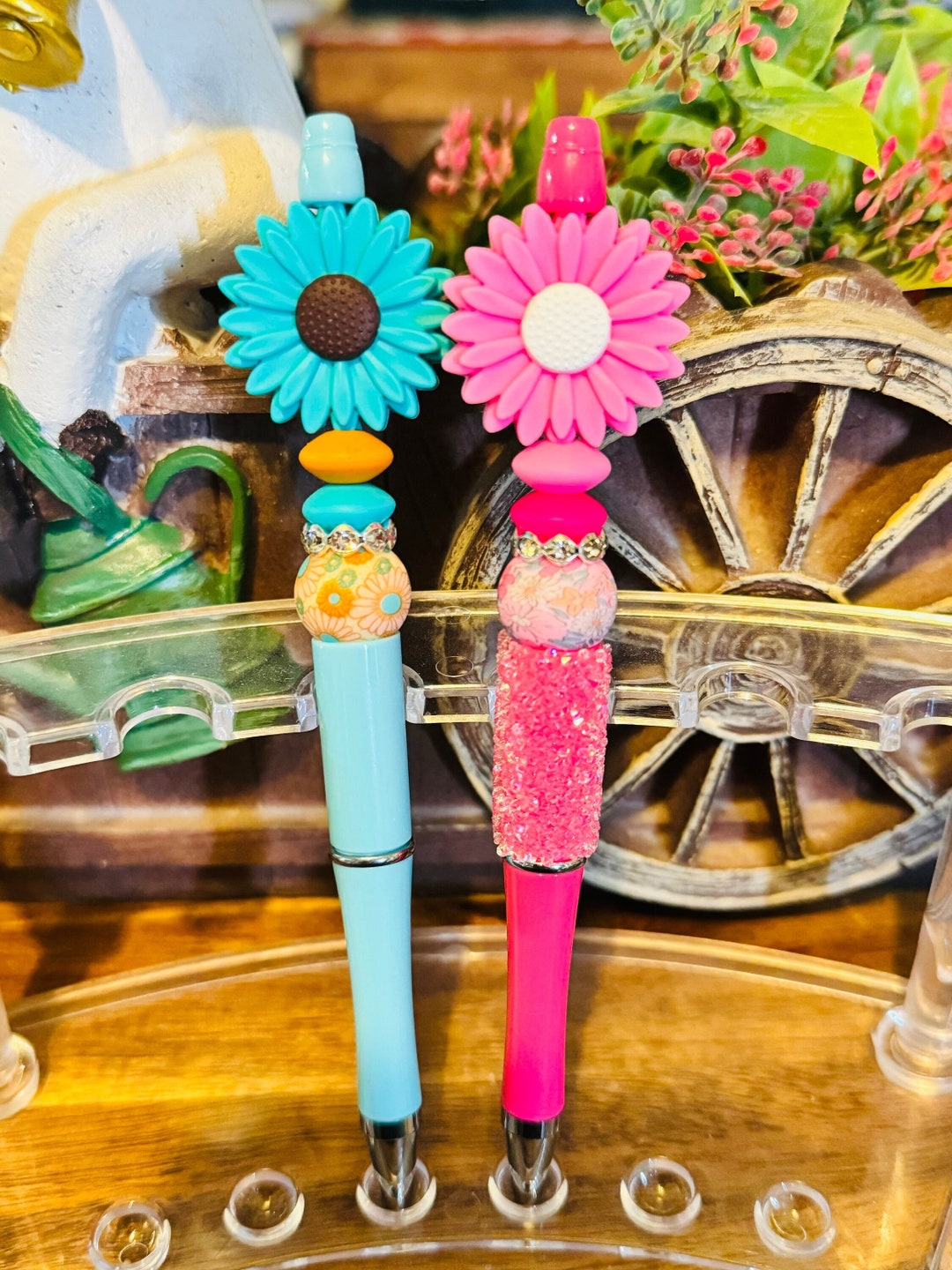 Colorful Daisy Pens - Etsy
