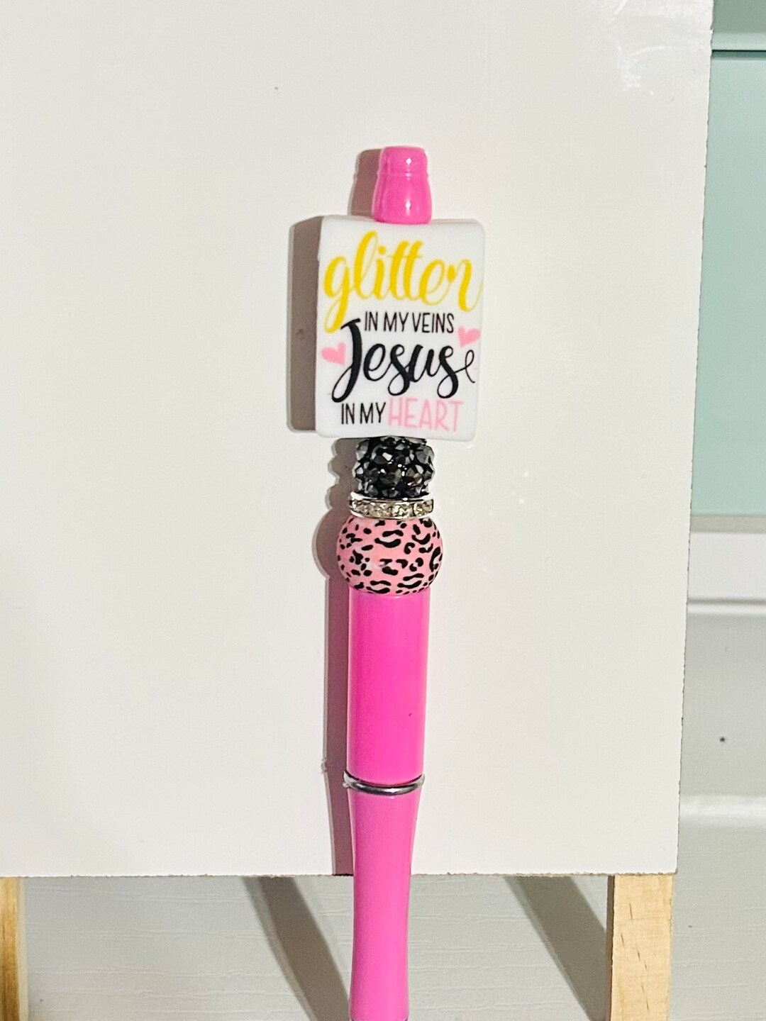 Glitter and Jesus Pen - Etsy