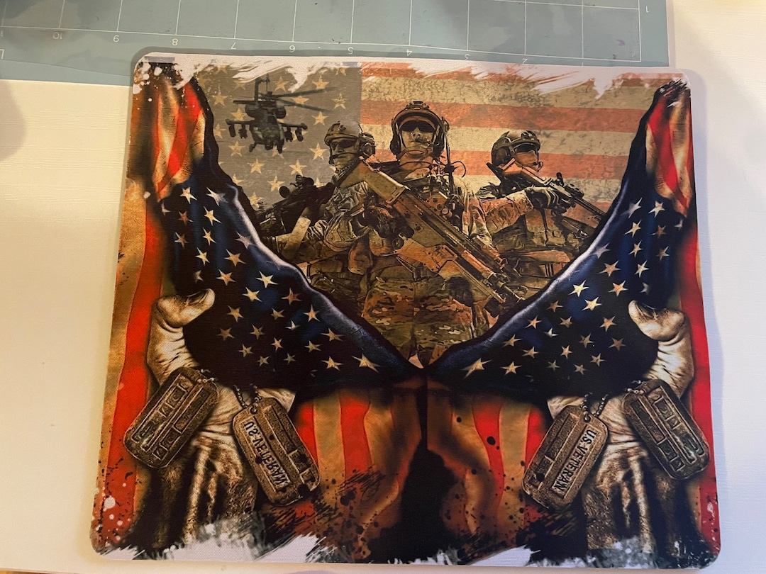 American Military Mouse Pad - Etsy
