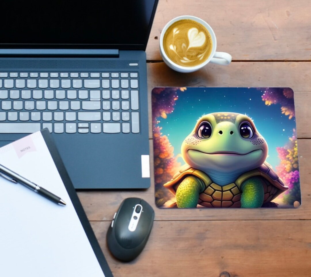 Turtle Mouse Pad - Etsy