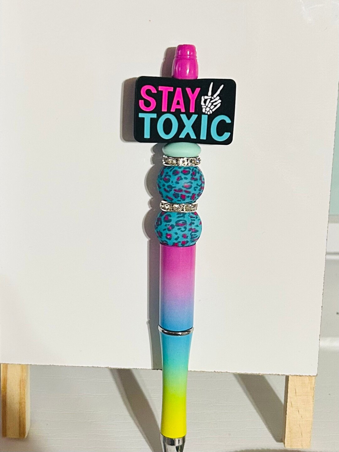 Stay Toxic Pen - Etsy