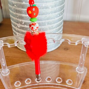 3D Teacher Apple Pen - Etsy