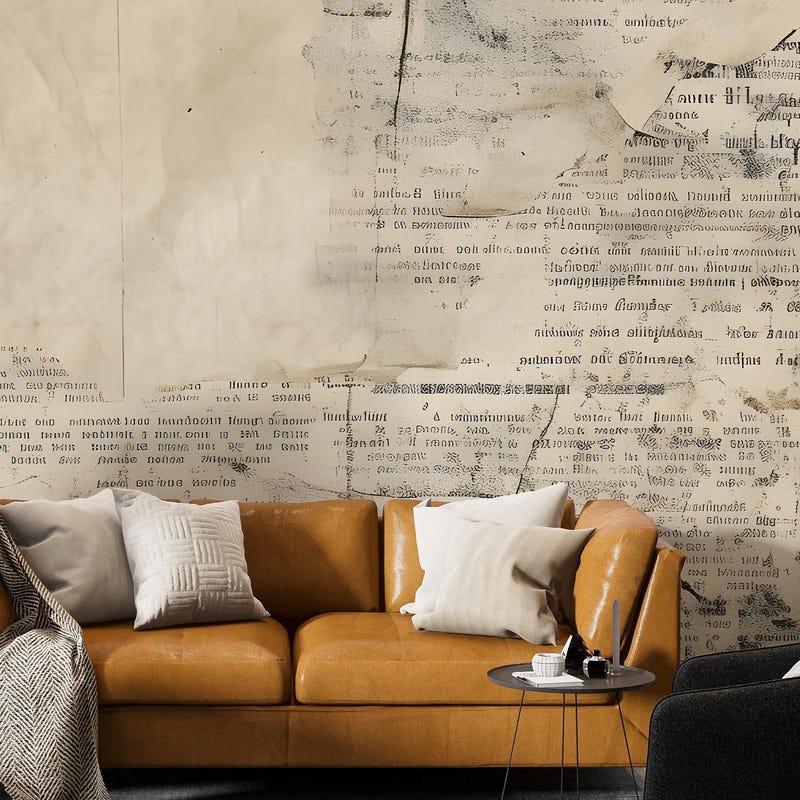 Distressed Wallpaper - Etsy