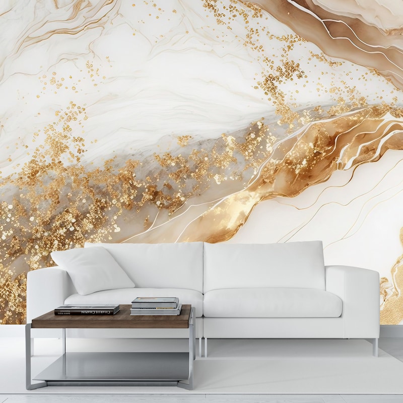 Marble Wall Paper - Etsy