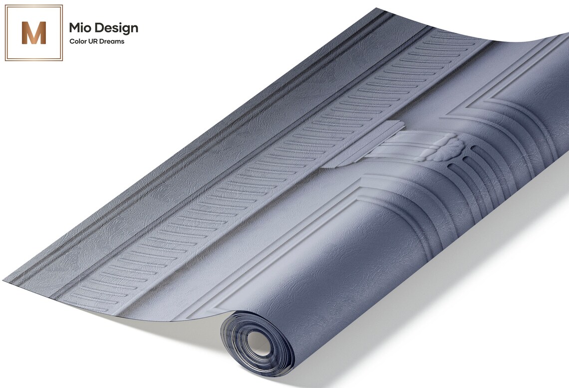 Dark Blue Wood Panels Wallpaper Antique and Vintage Wall - Etsy