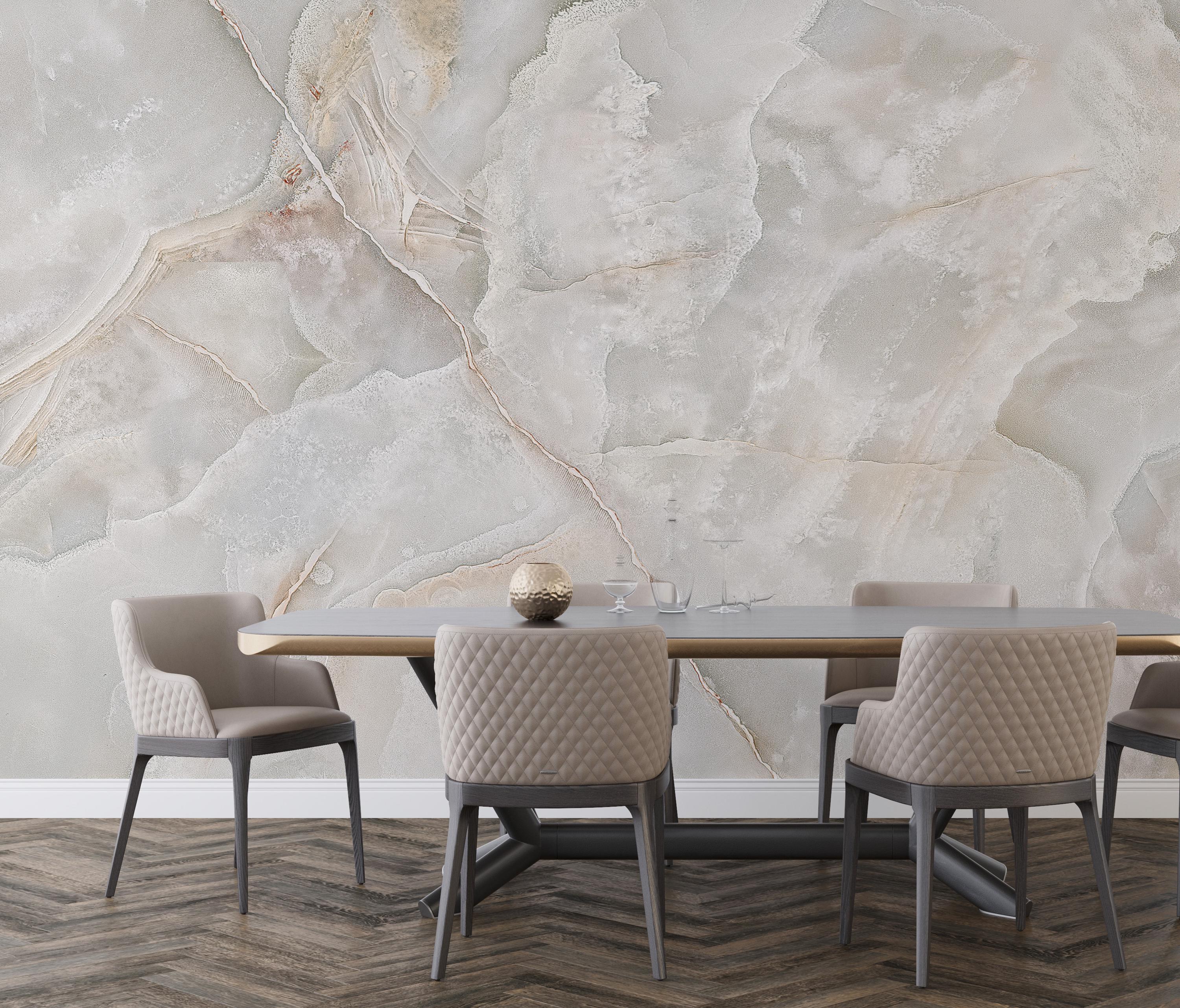 Modern Beige Marble Wallpaper | Aesthetic Neutral Colors Mural | Liquid ...