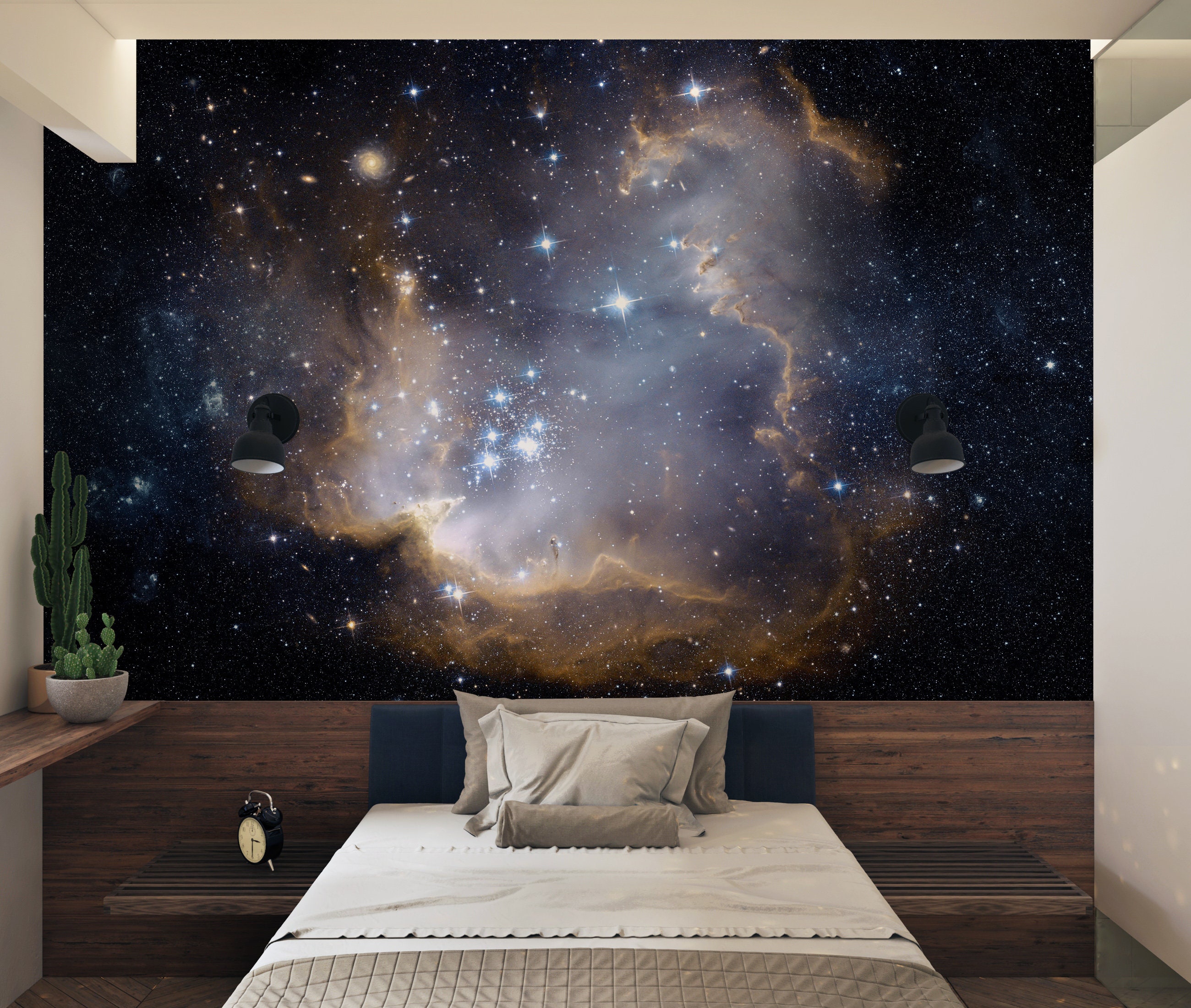 Cosmic Universe Wall Mural Breathtaking Galaxy & Stars Panoramic ...