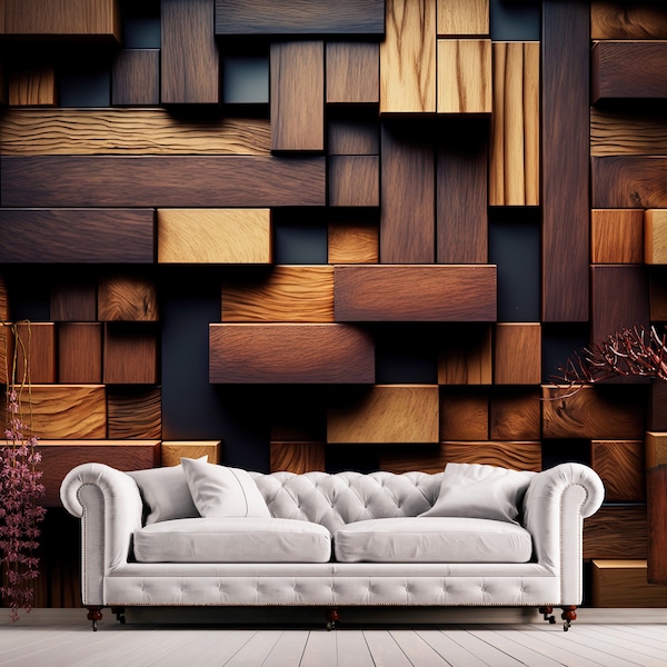 Wood Wallpaper - Etsy