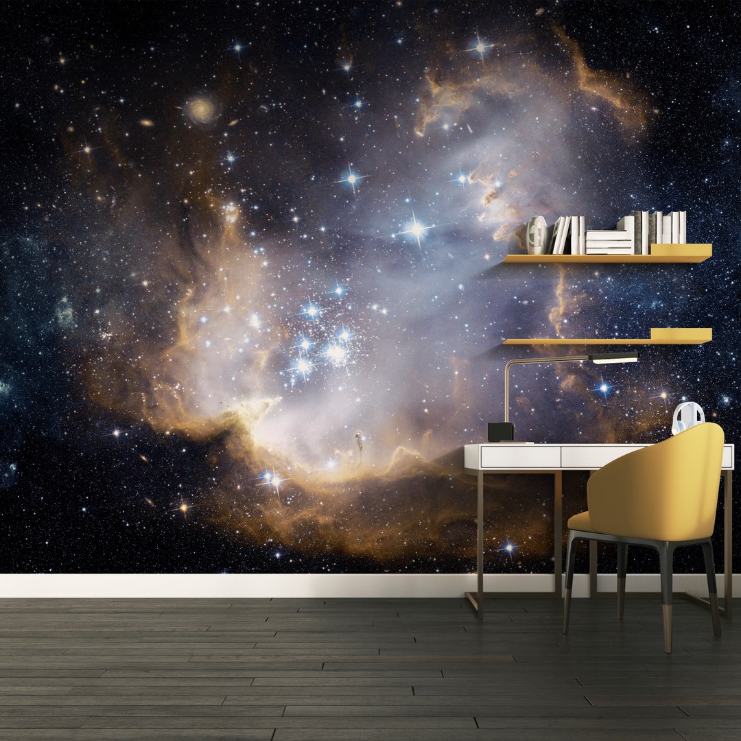 Cosmic Universe Wall Mural Breathtaking Galaxy & Stars Panoramic ...