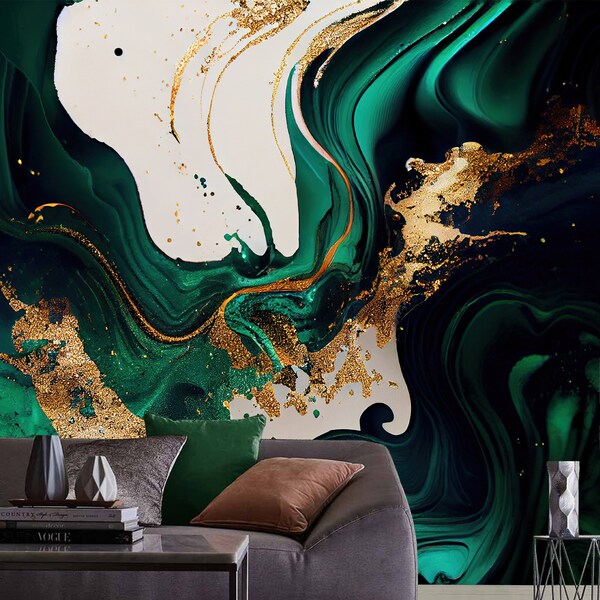 Emerald Wallpaper - Etsy