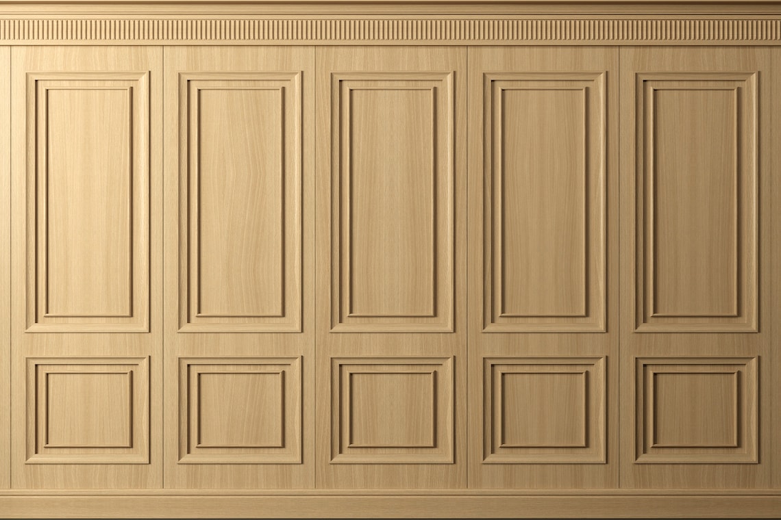 Light Oak Wood Panels Wallpaper | Antique and Vintage Wall Mural ...