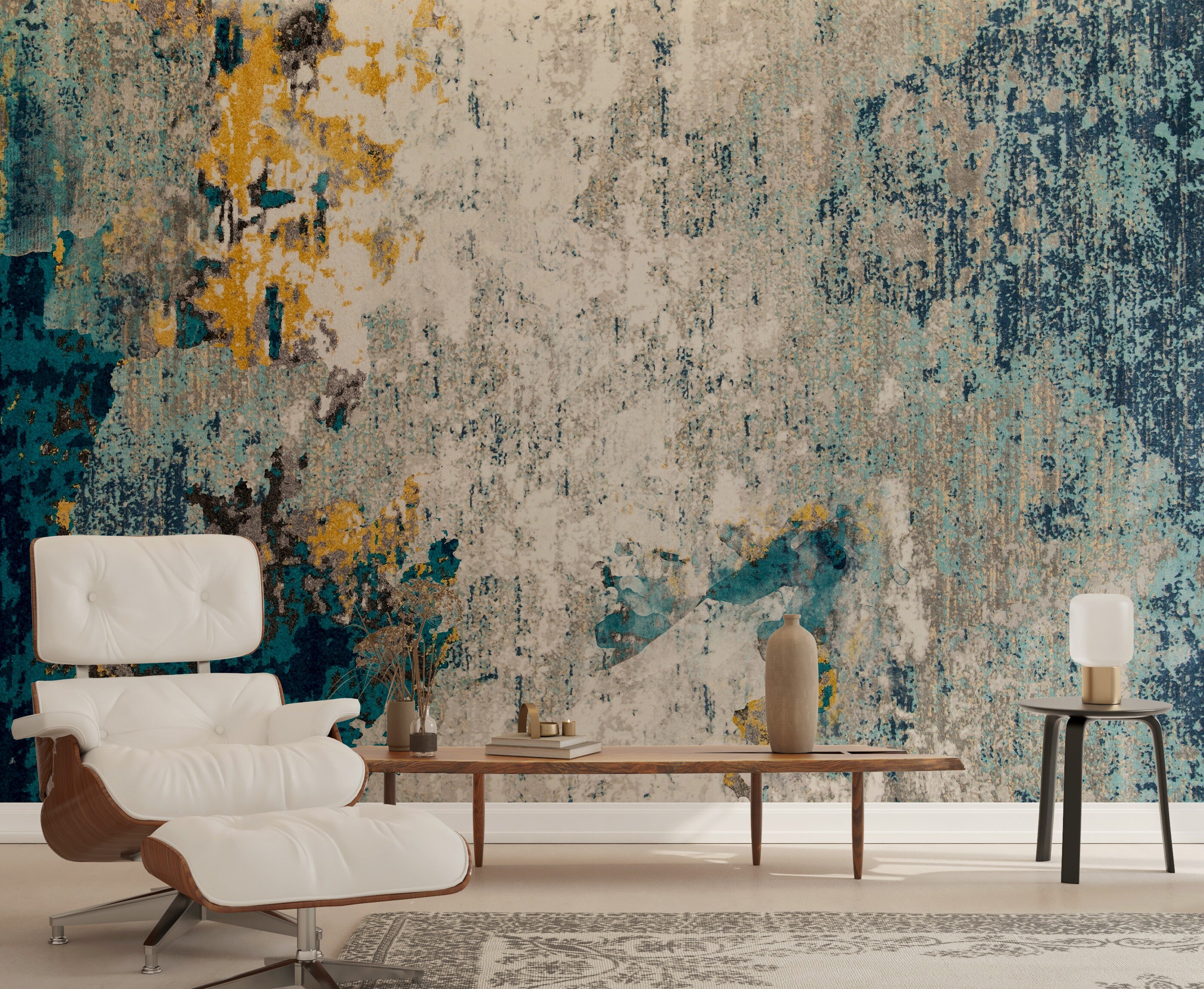 CREATIVE Golden Abstract Wallpaper Faux Texture Decorative - Etsy