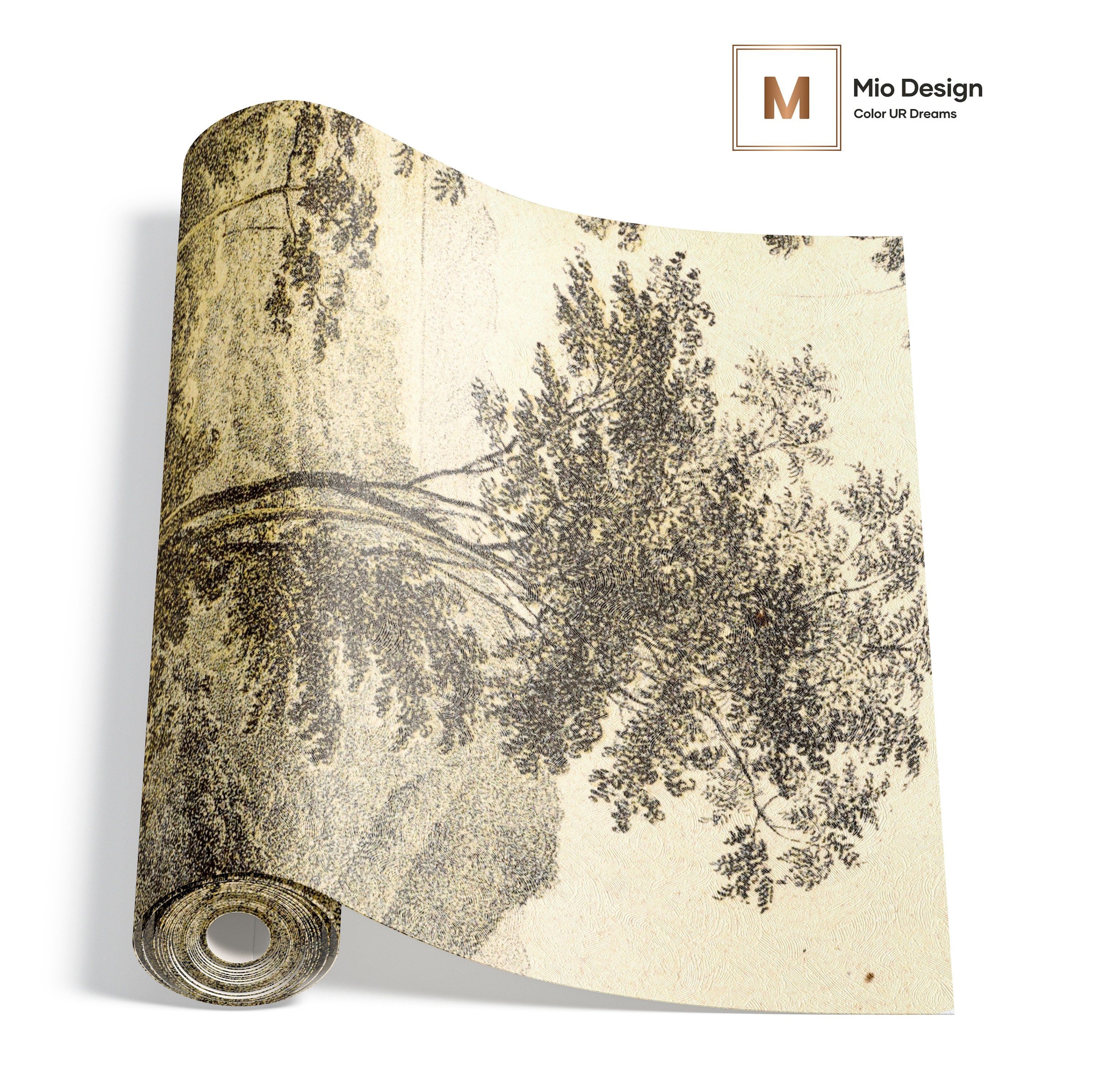 Amazon Valley Landscape Wallpaper: Vintage Scenic Peel and Stick Mural ...