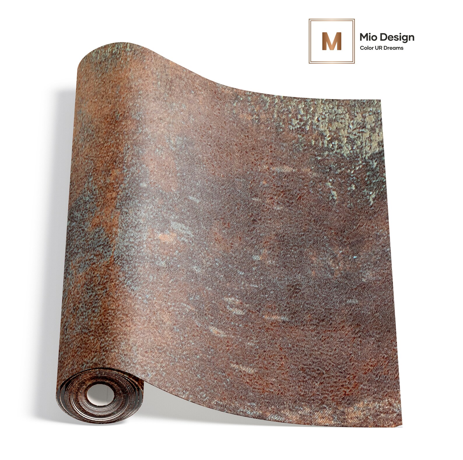 Venetian Bronze Stucco Wallpaper | Modern Industrial Peel and Stick ...