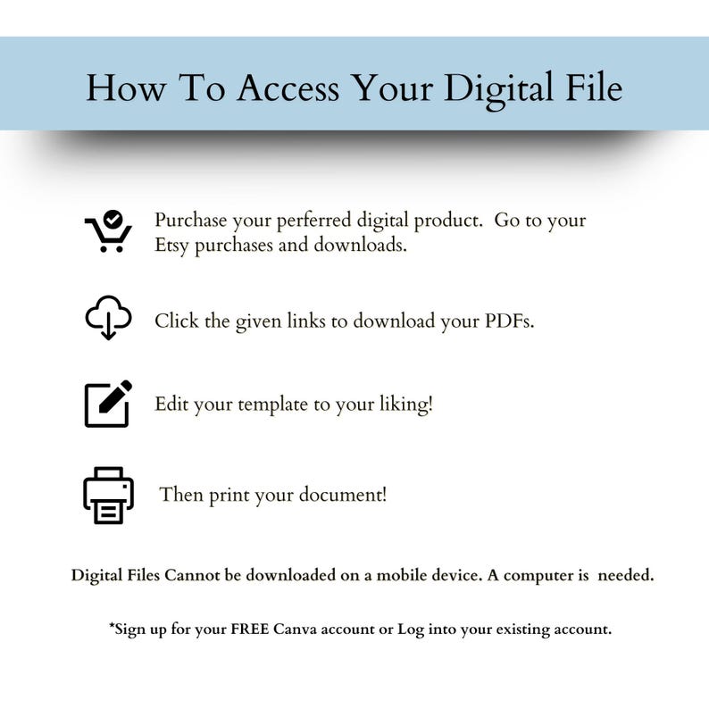 Printable Vehicle Bill of Sale | Car, Auto Sales Contract (PDF) - Etsy
