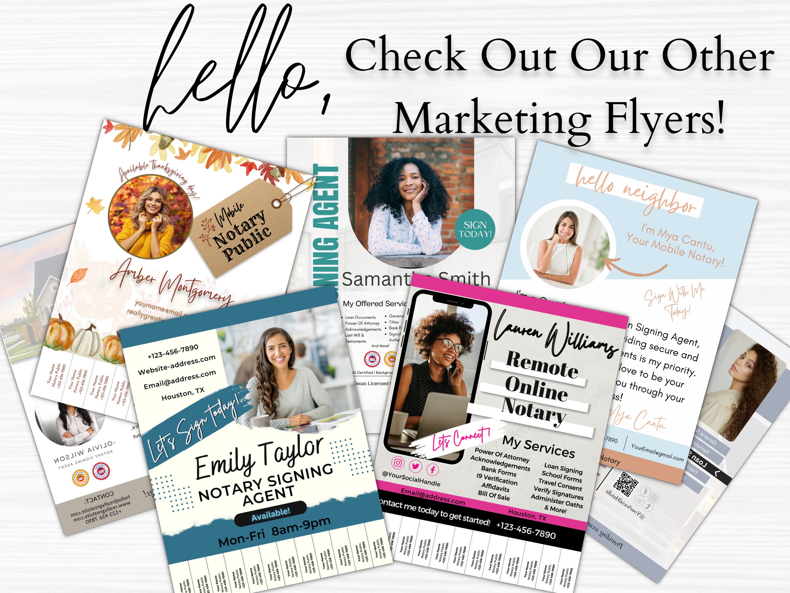 Notary Public Marketing Flyer Template: Canva Design (instant Download ...