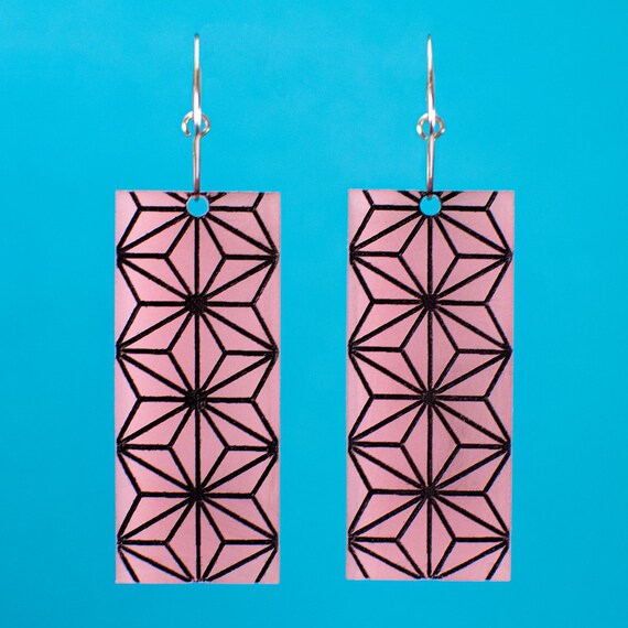 Nezuko Kimetsu No Yaiba Demon Slayer Earrings Anime - Etsy UK