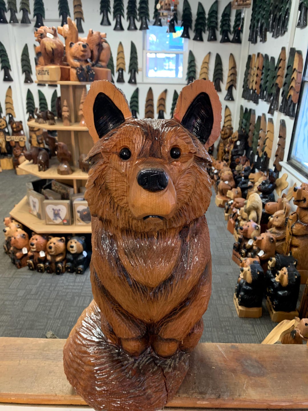 Chainsaw Carved Wooden Fox - Etsy