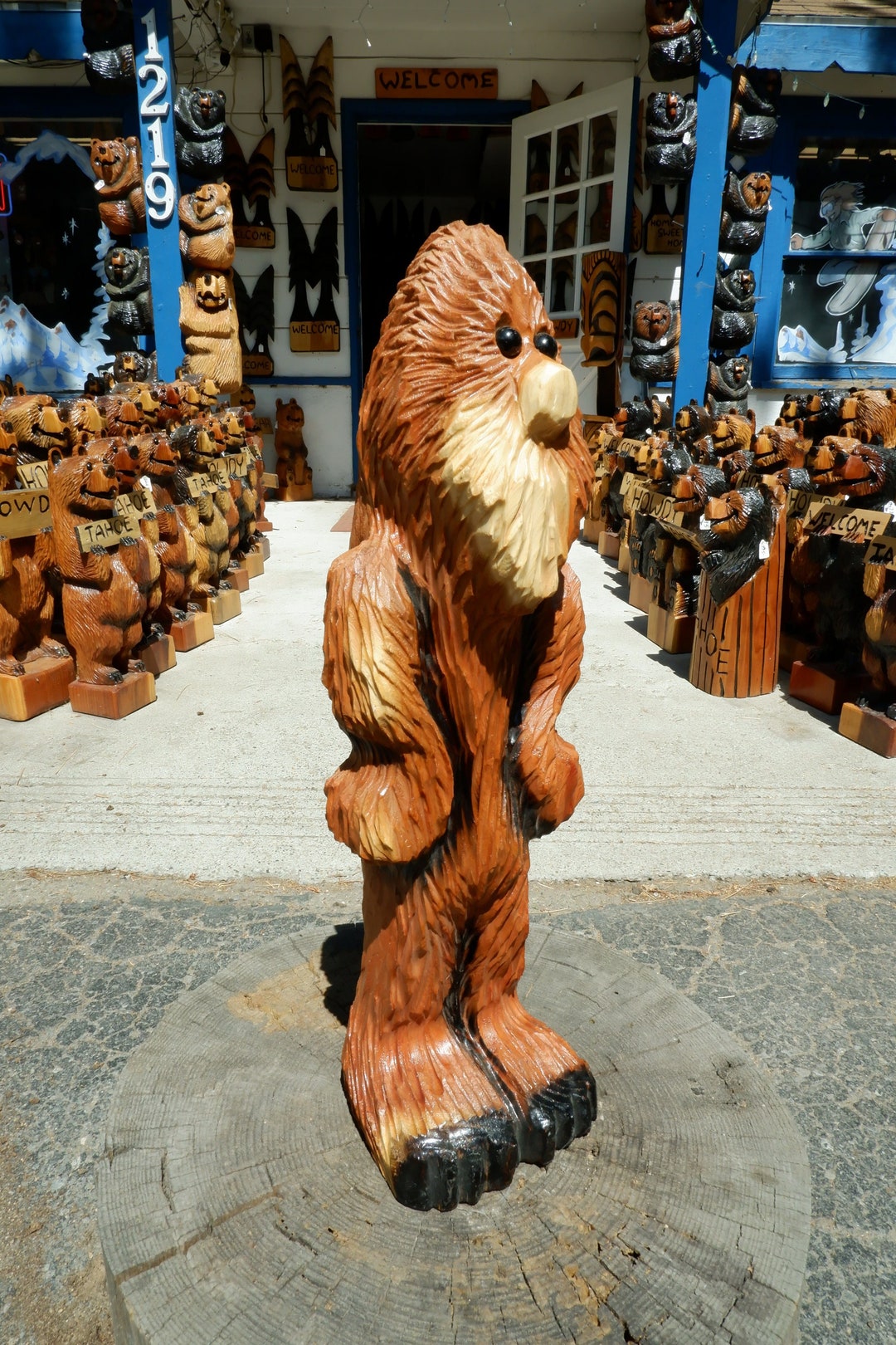 Sasquatch Carving Chainsaw Art - Etsy