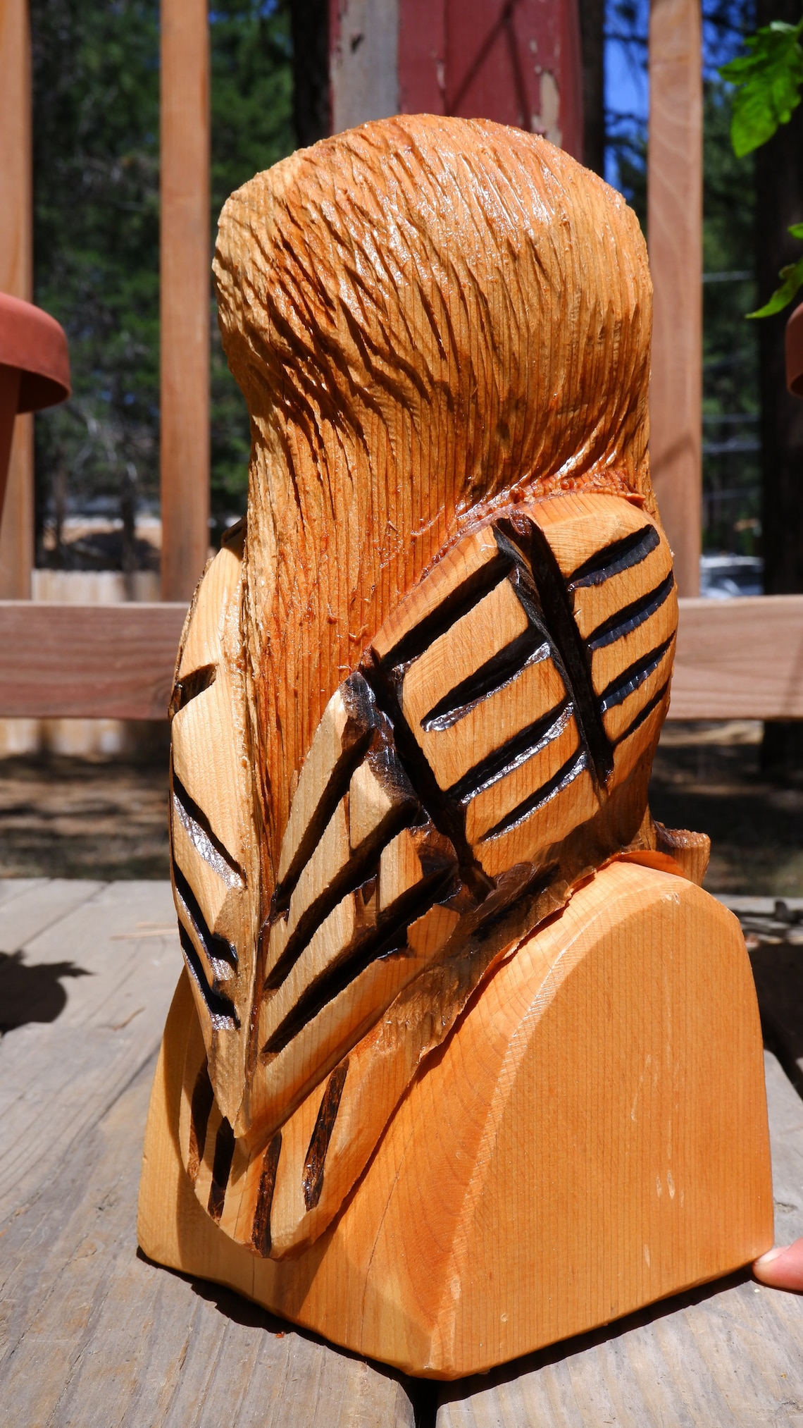 Wood Carved Owl Chainsaw Art Small - Etsy
