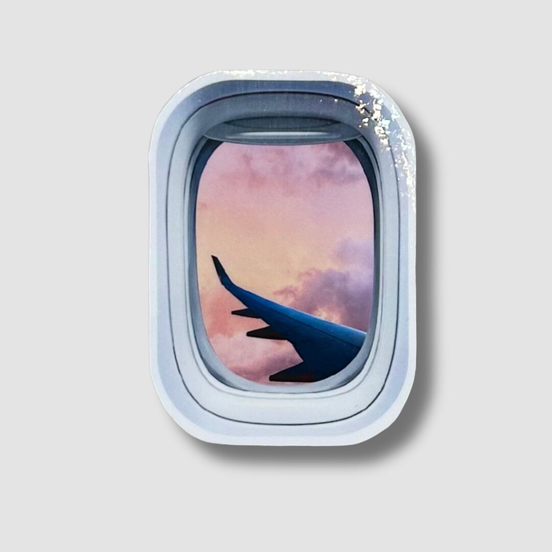 Airplane Window Sticker - Etsy