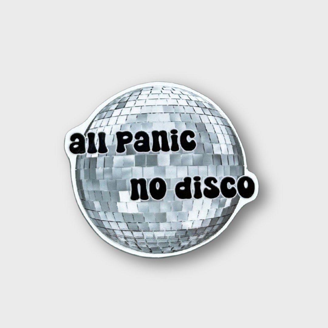 All Panic No Disco Sticker - Etsy