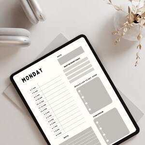 2022 Digital TIME Tracking Planner| Notability, Ipad, Tablet, MOBILE ...