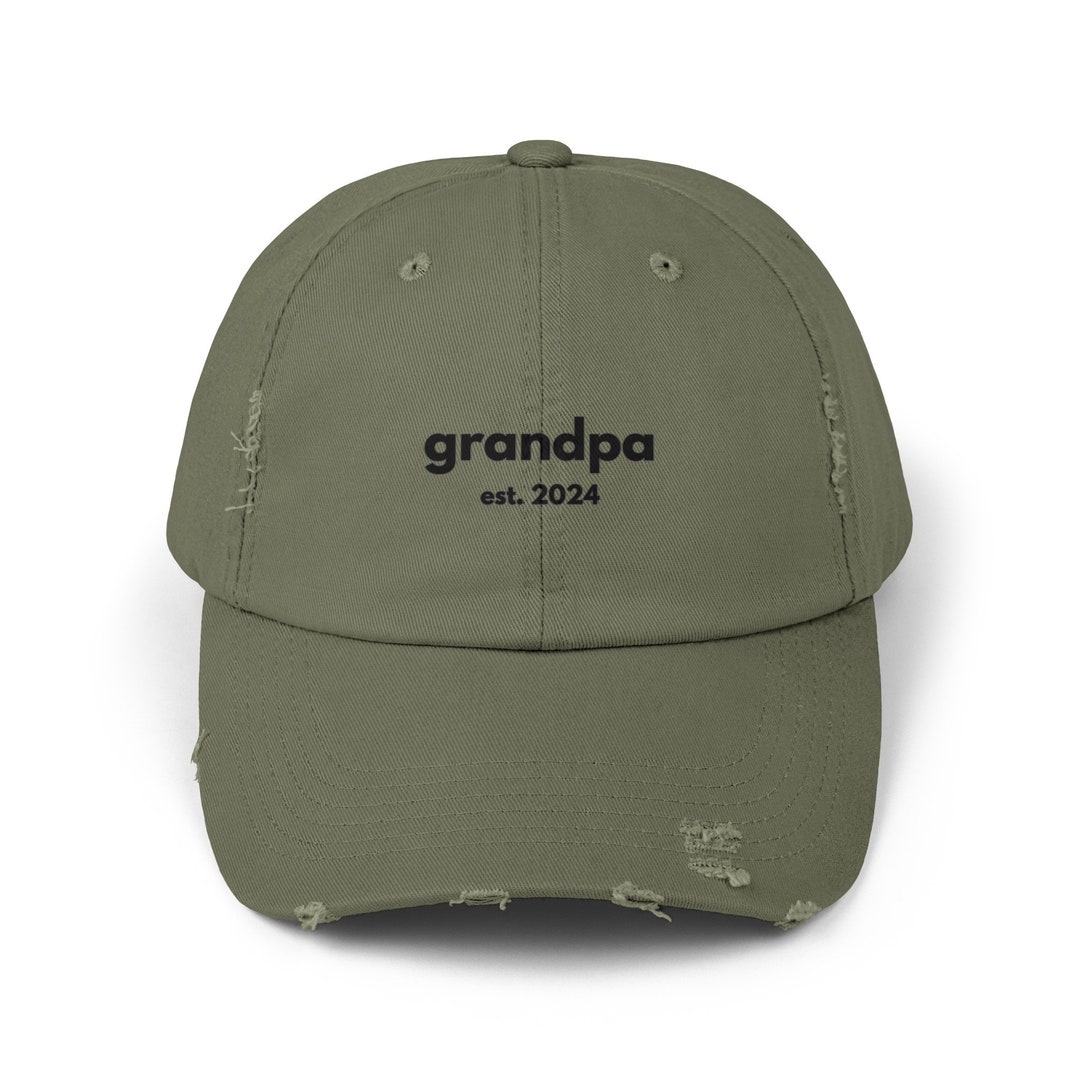 Granddad Vintage Baseball Hat, Dad Hat, Daddy Est 2025 Year Shirt, Gift ...