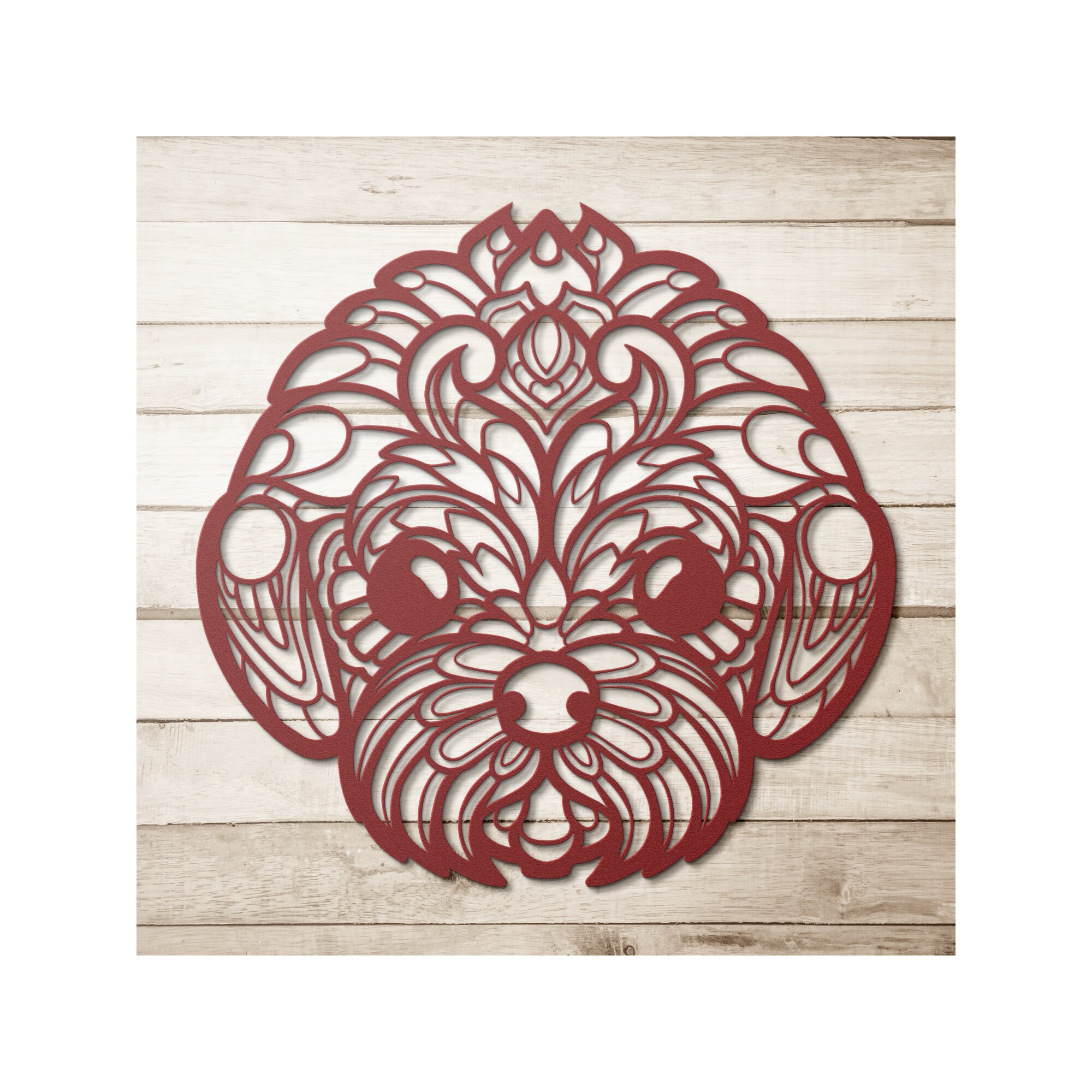 Metal Dog Metal Wall Sign, Puppy Metal Wall Art, Animal Wall Decor, Pet ...