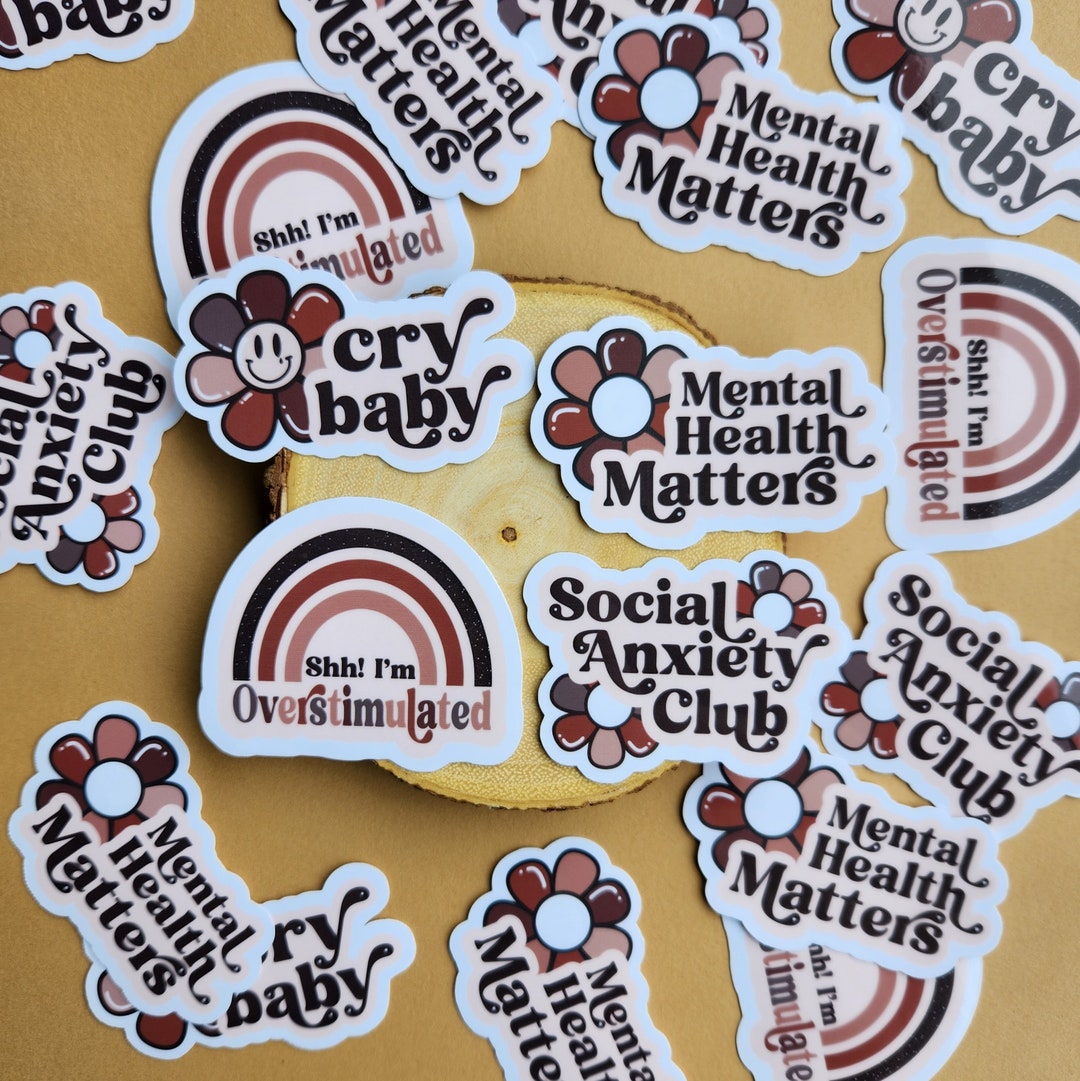 Mental Health Matters Sticker Pack: Waterproof Self-care Stickers - Etsy