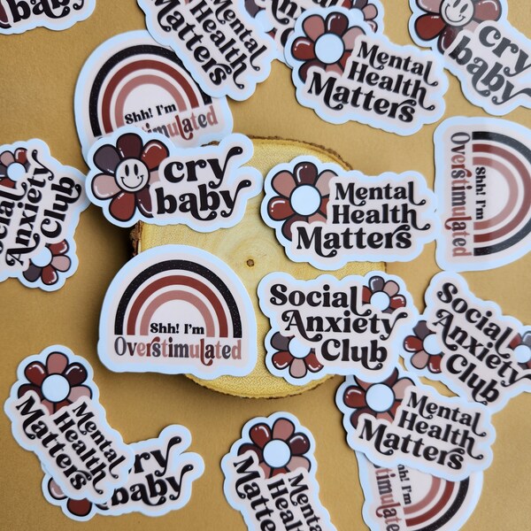 Anxiety Sticker - Etsy