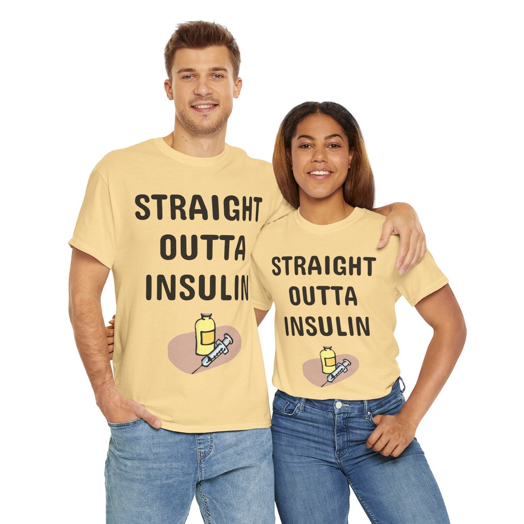 Straight Outta Insulin T-shirt - Etsy