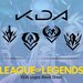 League of Legends K-pop KDA - Logo Black Sheet - Download Vector Logo ...