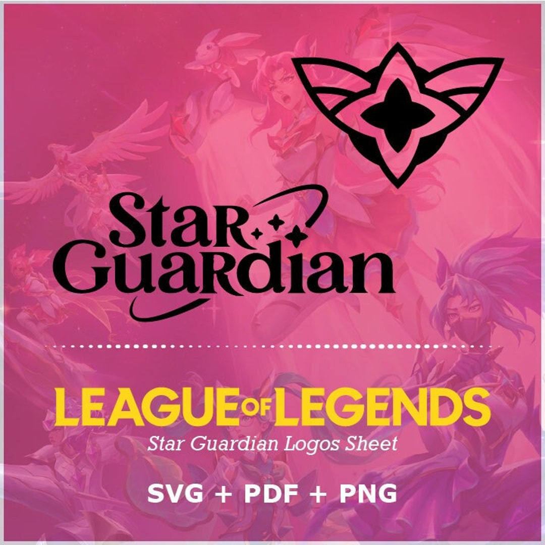 League of Legends Star Guardian - Logo Black Sheet - Download Vector ...
