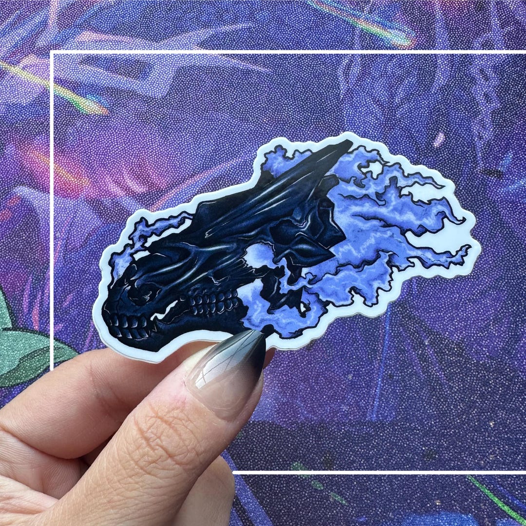 The Elder Scrolls: Skyrim - Arvak Skull Sticker - Etsy